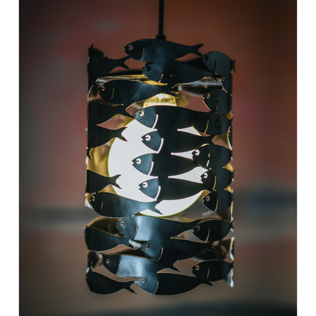 Metal Fish Light | Frying Pan Gallery